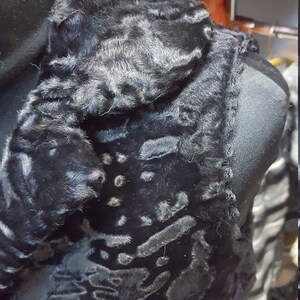 Luxury Karakul Fur Vest Swakara Fur Vest Real Fur Vest - Etsy
