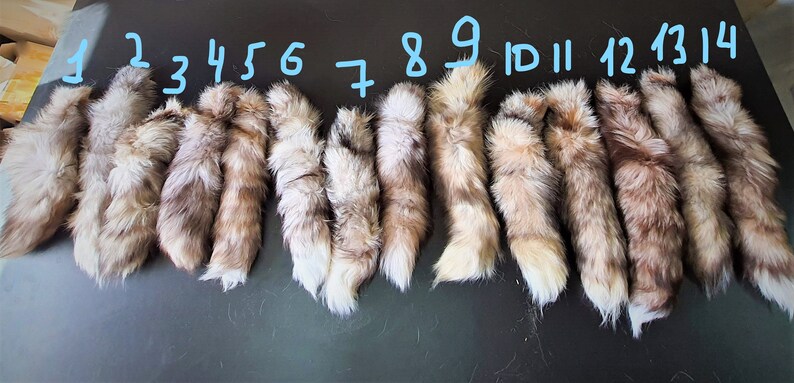 Large Crystal Fox Tail Fox Tail Crystal Fox Tail Fur Tail - Etsy