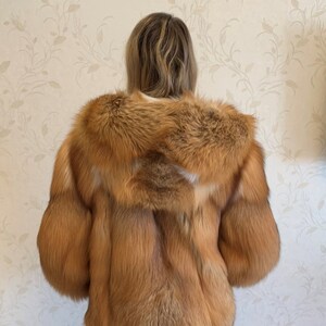 Fox Fur Coat, Real Fox Coat, Fox Fur Coat, Fox Fur, Coat, Fox Jacket ...