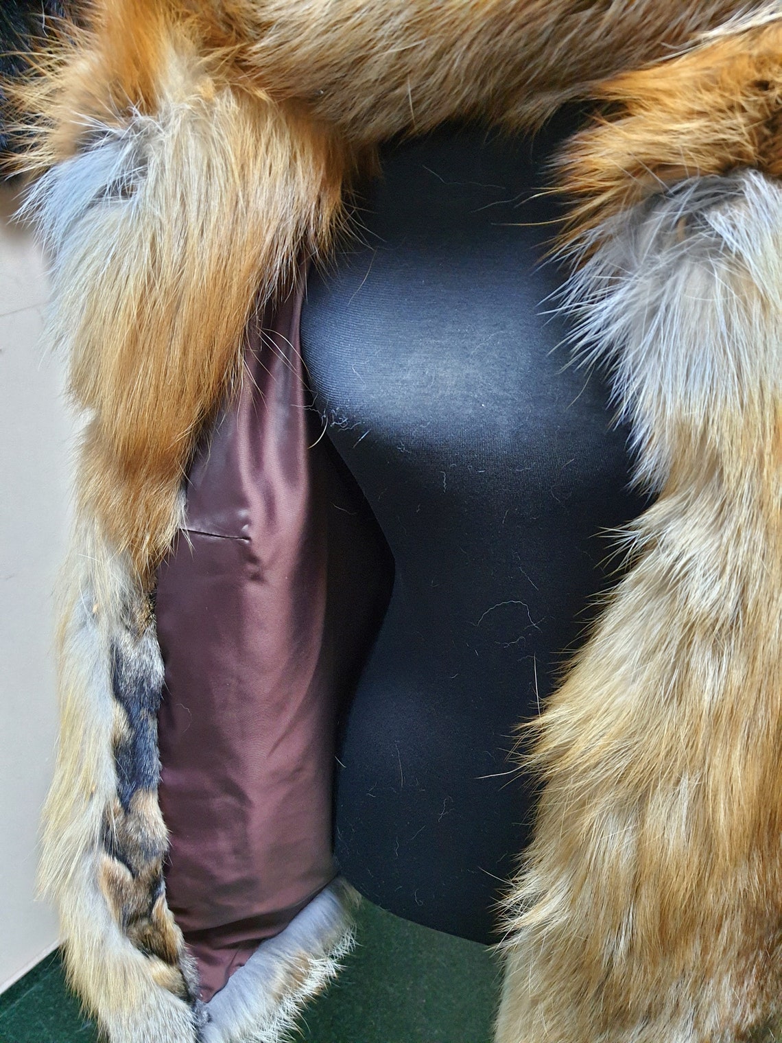 Fox Fur Coat, Real Fox Coat, Fox Fur Coat, Fox Fur, Coat, Fox Jacket ...