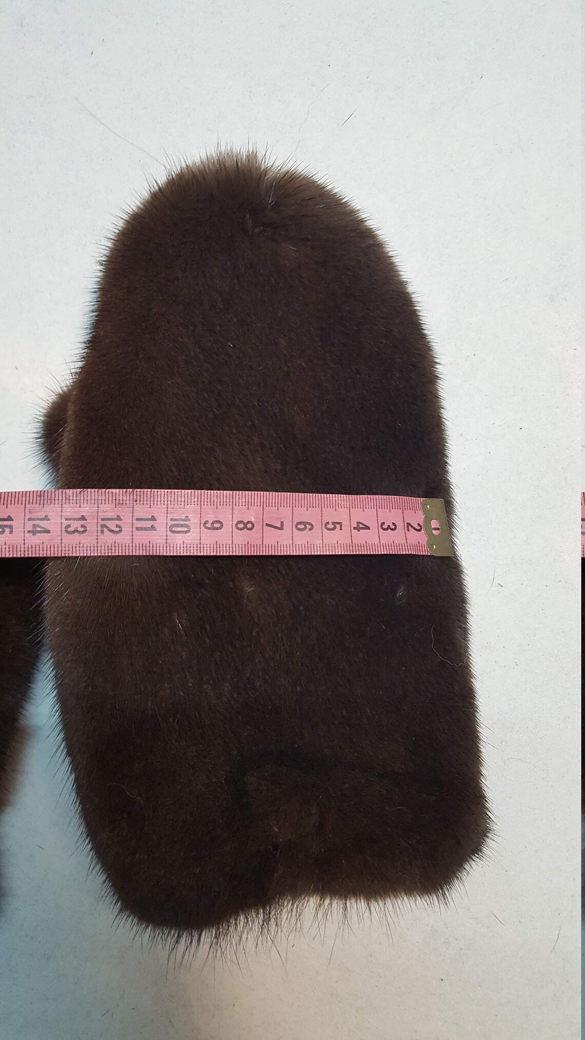 Dark Brown Mink Mittens for Woman - Etsy