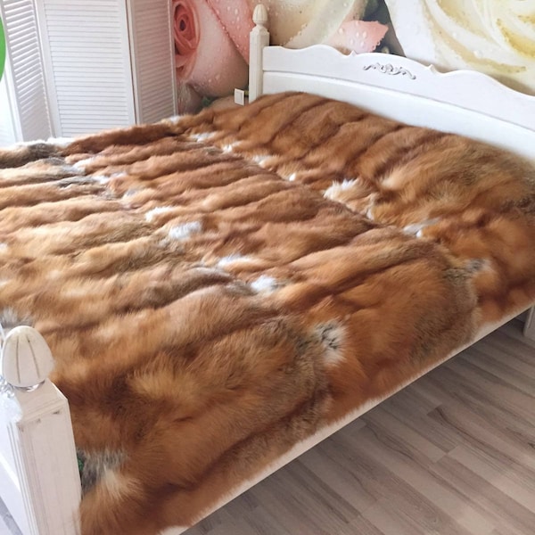 Real Furs Blanket - Etsy