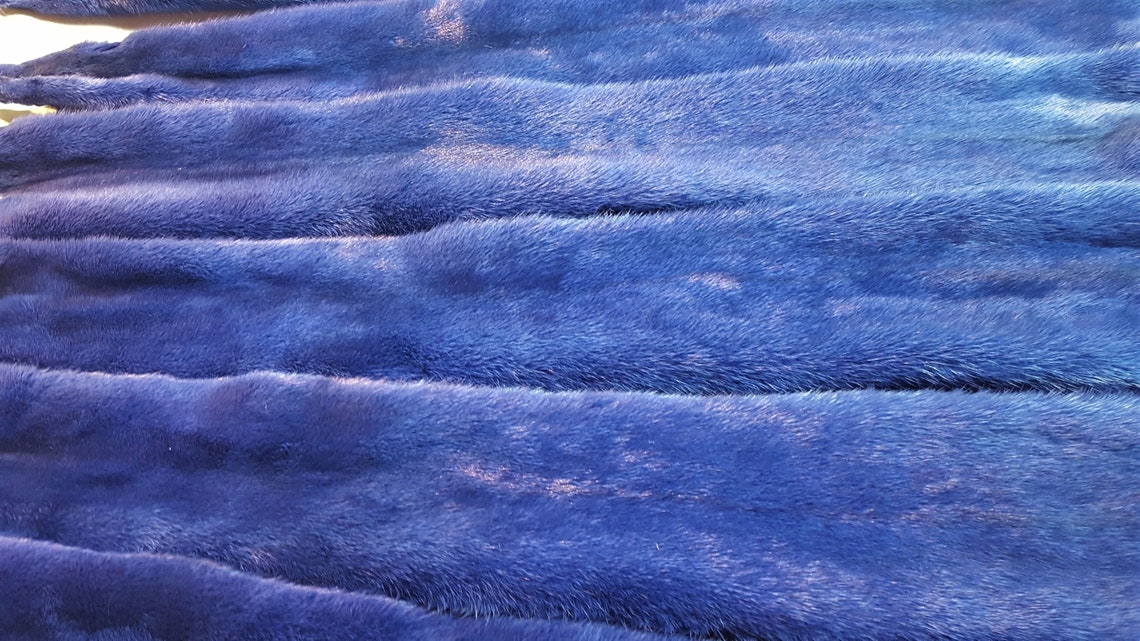 Blue Mink, Mink Fur, Fur, Real Fur, Genuine Mink Fur, Color Mink ...
