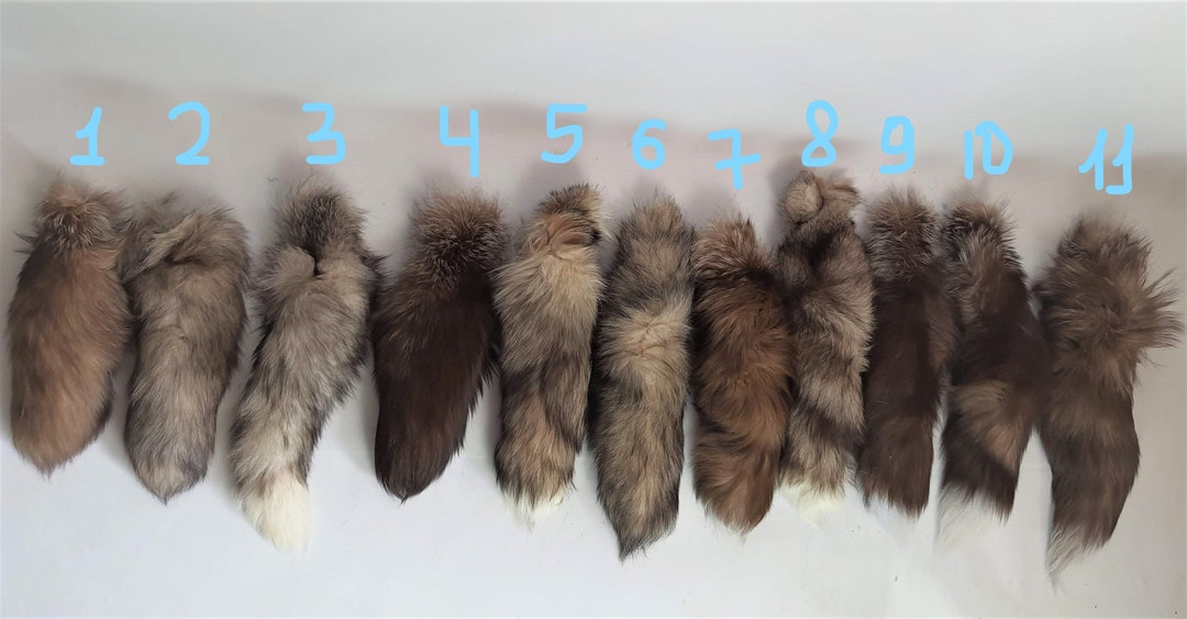 Large Crystal Fox Tail Fox Tail Crystal Fox Tail Fur Tail - Etsy UK