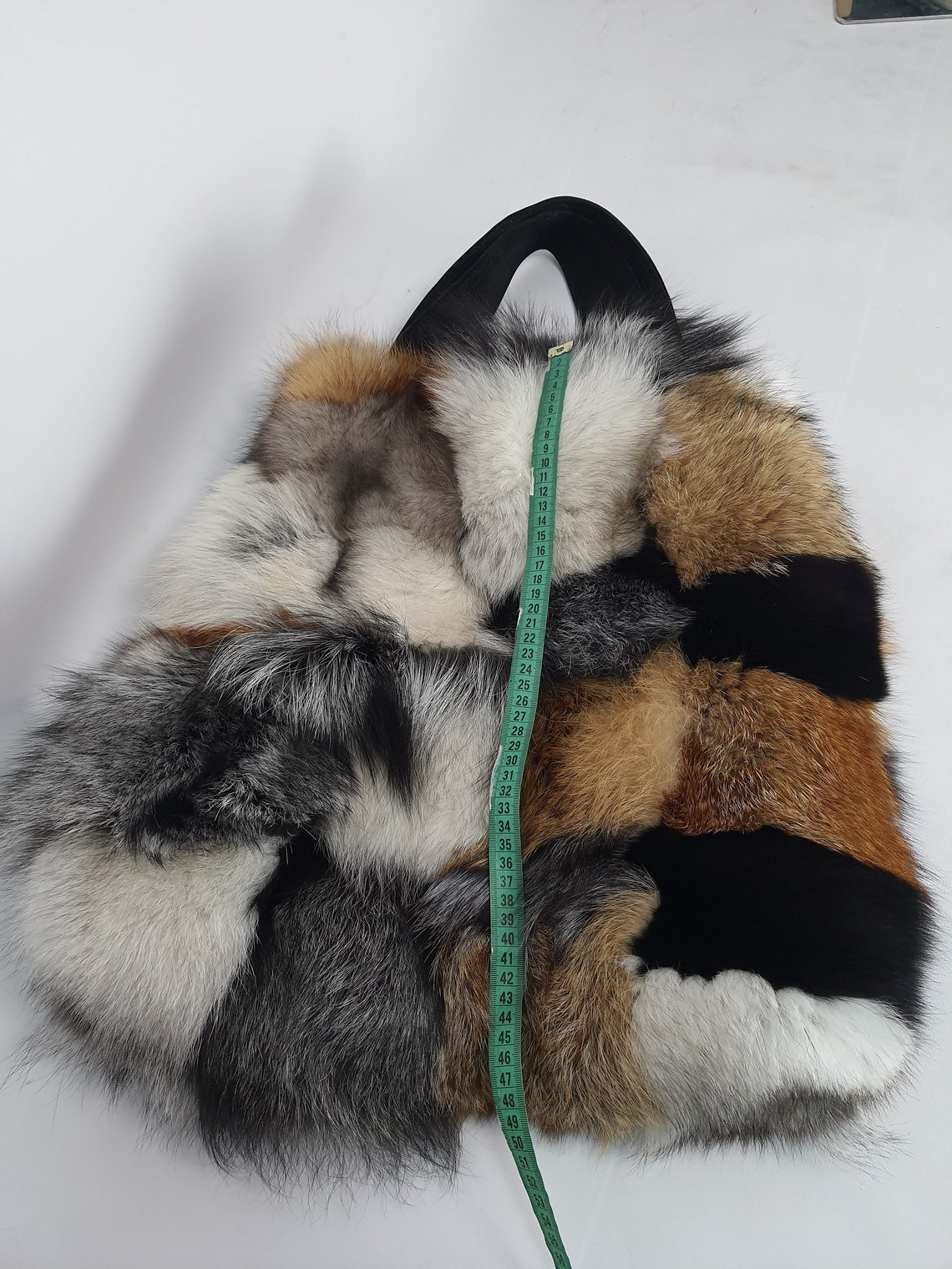 Handmade Real Fox Fur Bag Made From Real Fox Fur With Large - Etsy