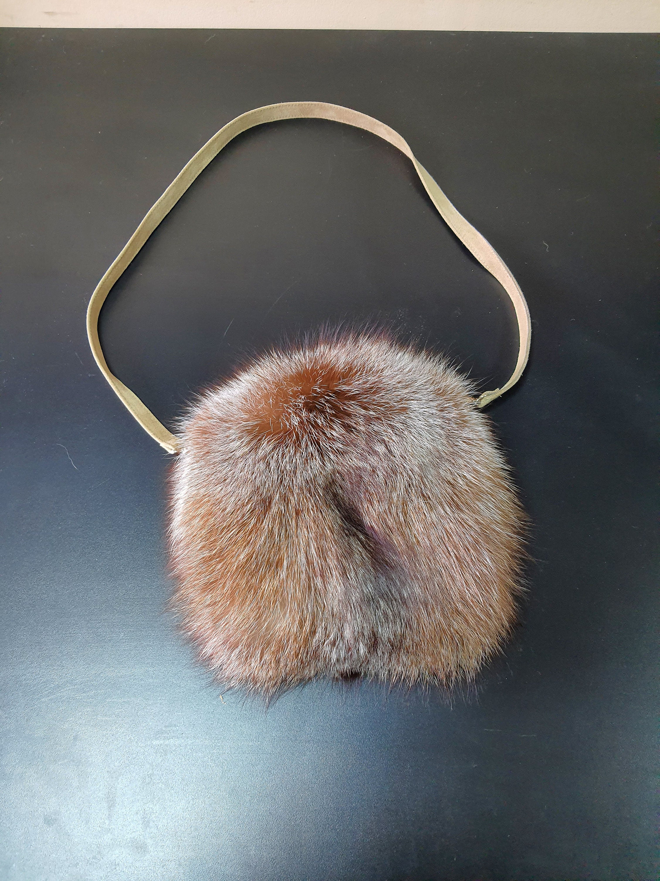 Crystal Fox Fur Muff Muff Fur Muff Real Fur Muff Fur - Etsy Australia