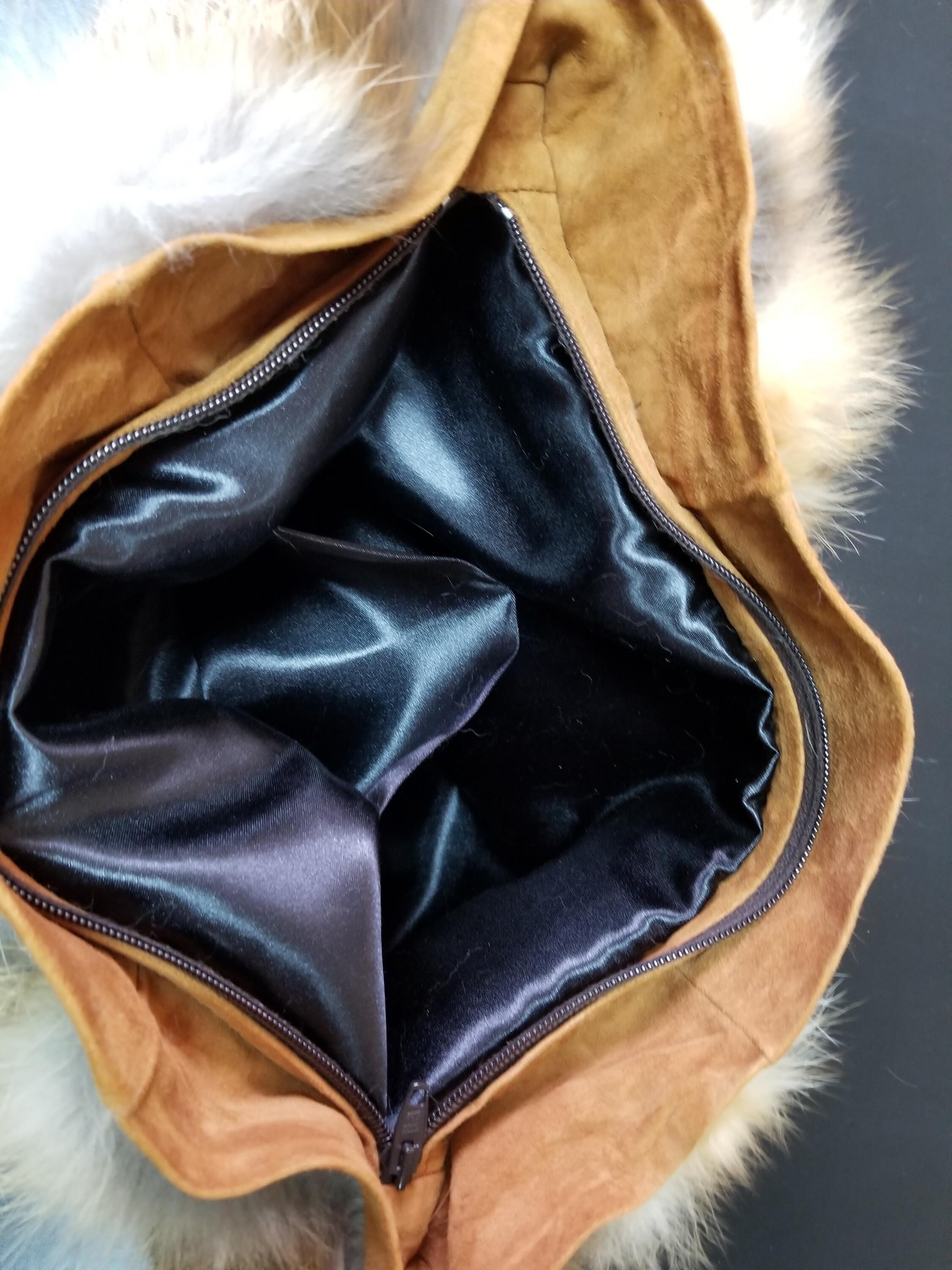 Gold Fox Fur Bag in Orange Color Made From Real Fox Fur - Etsy