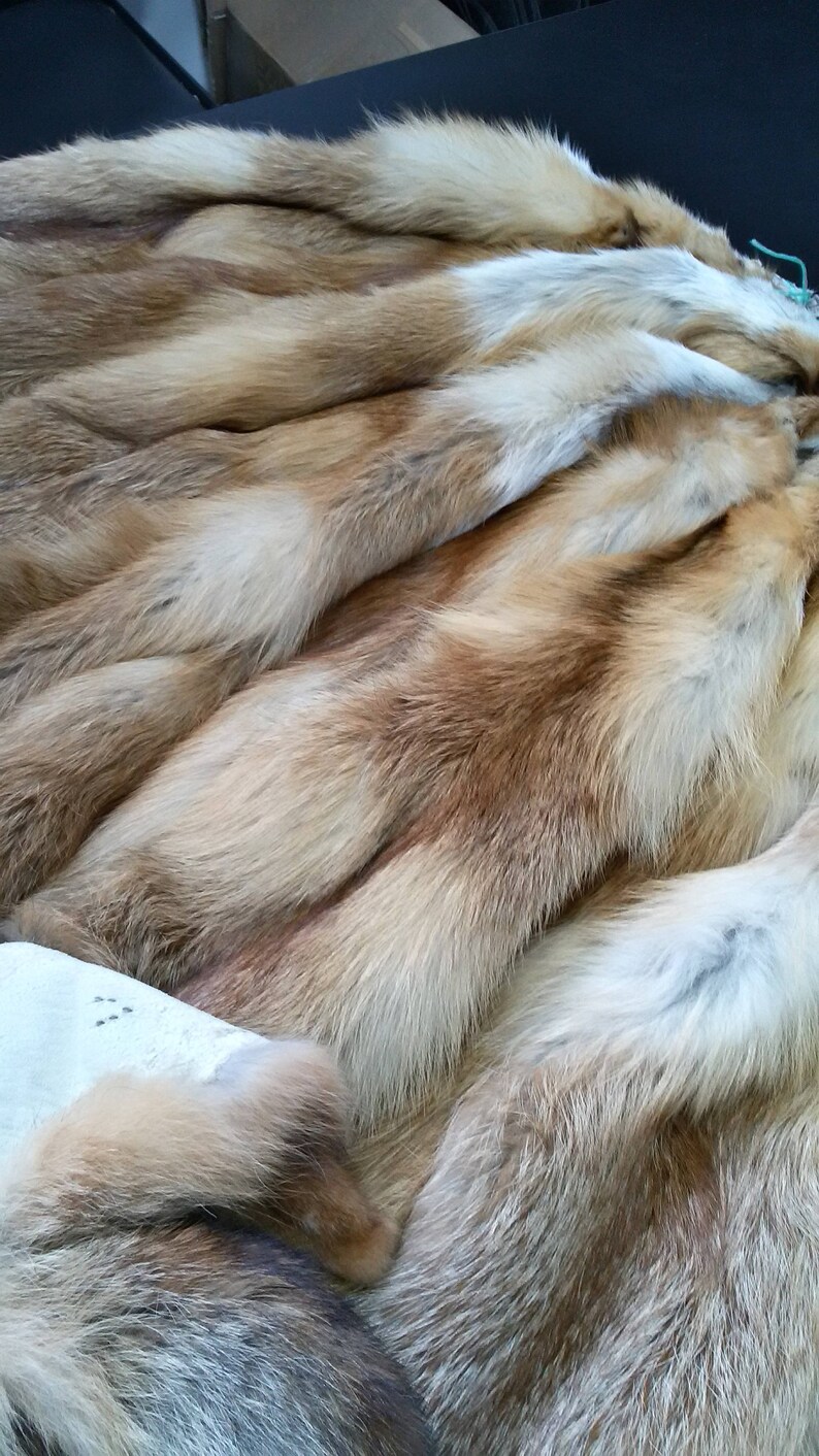 Red fox pelt fox pelt fox skin fox hide fox fur fox hide | Etsy