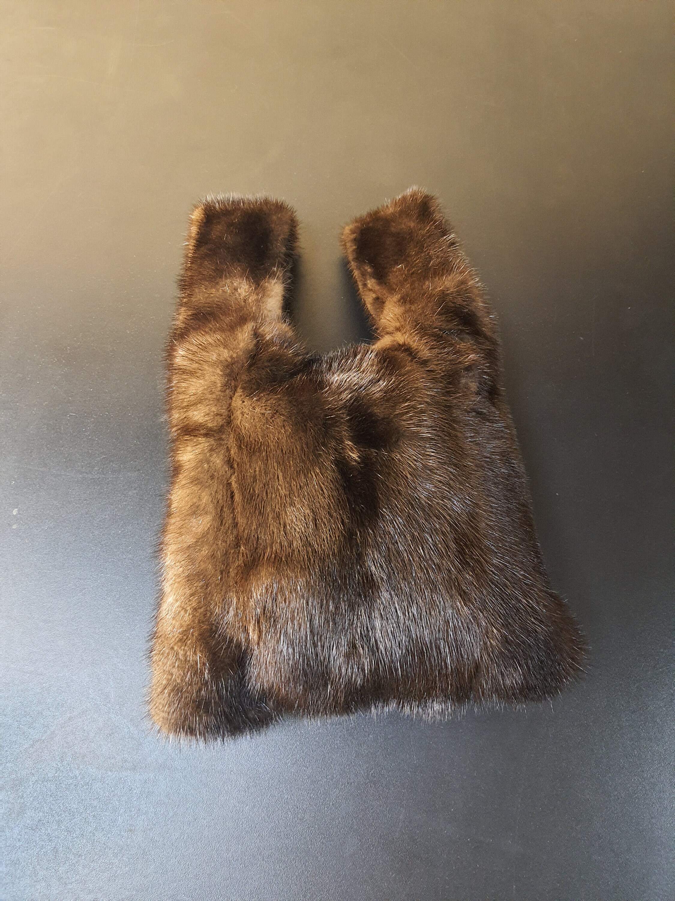 Small Fur Bag Made From Real Mink Fur and Completely Handmade | Etsy