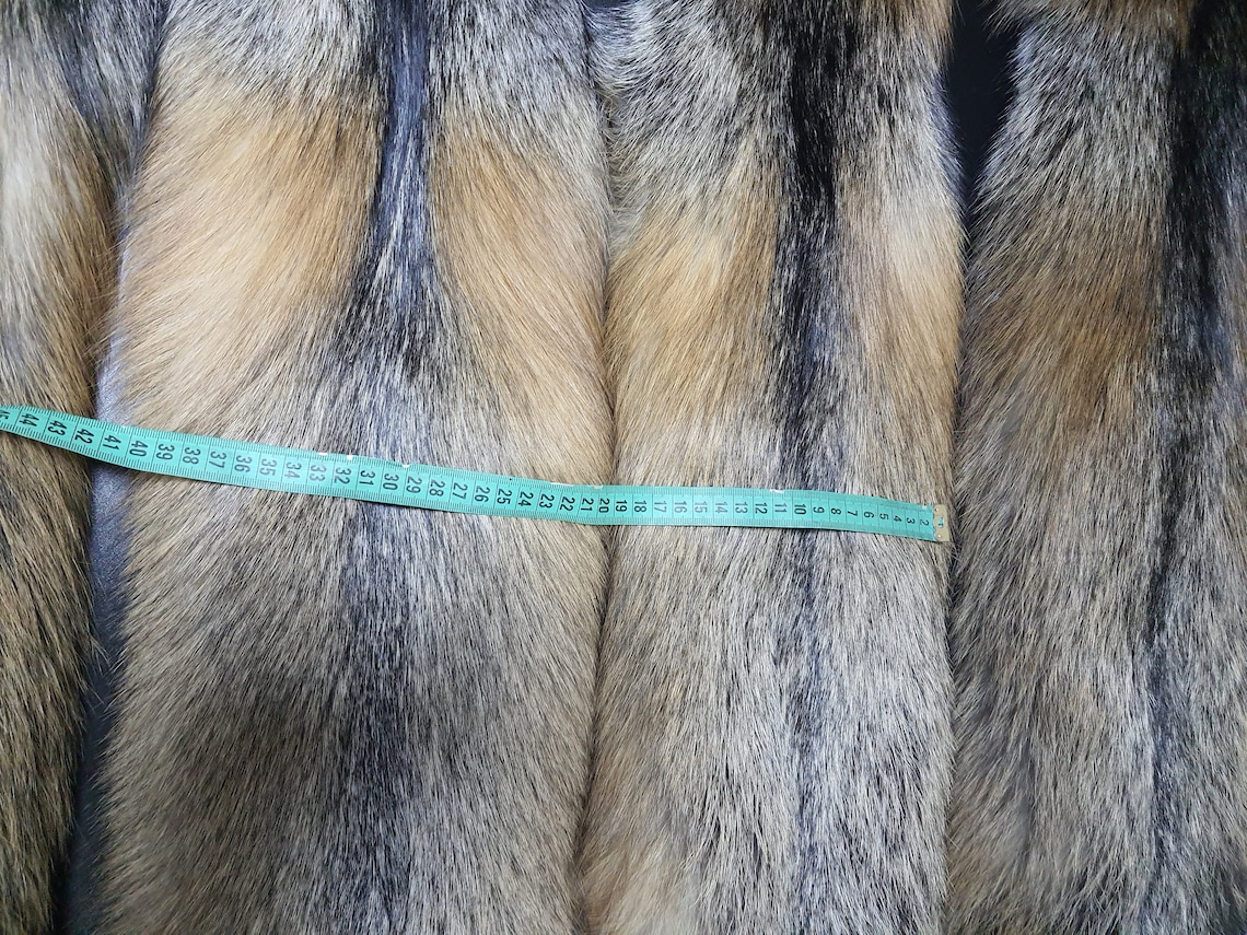 Cross Fox Pelt Fox Pelt Fox Pelts Fox Fur Real Fur Real | Etsy