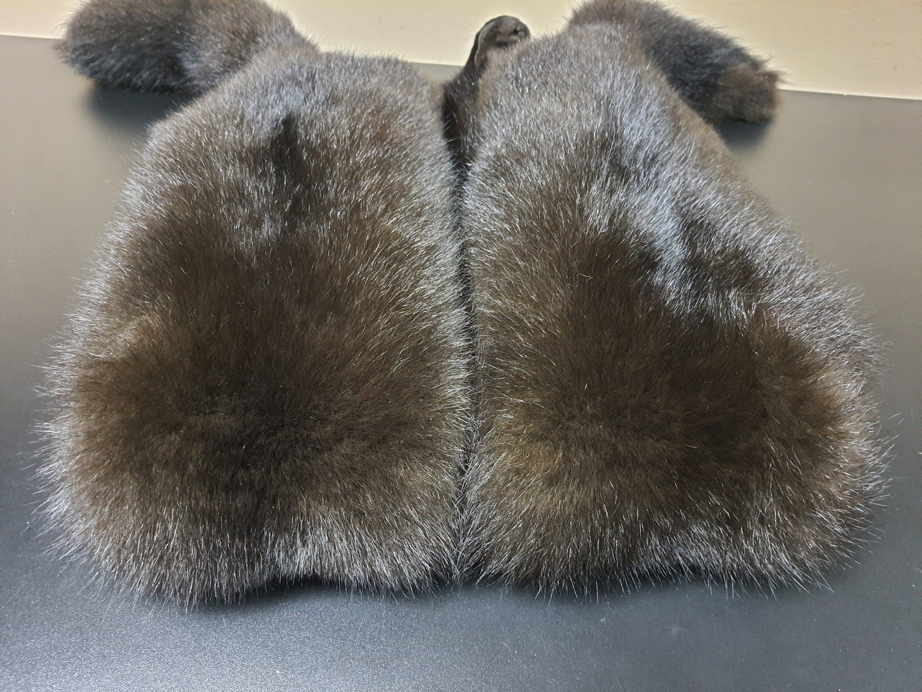 Dark Brown Fox Sable Color Fox Fur Shadow Fox Blue Fox - Etsy