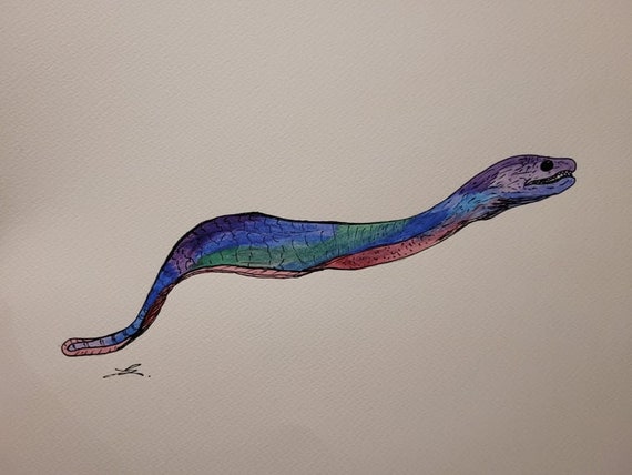 Eel Painting