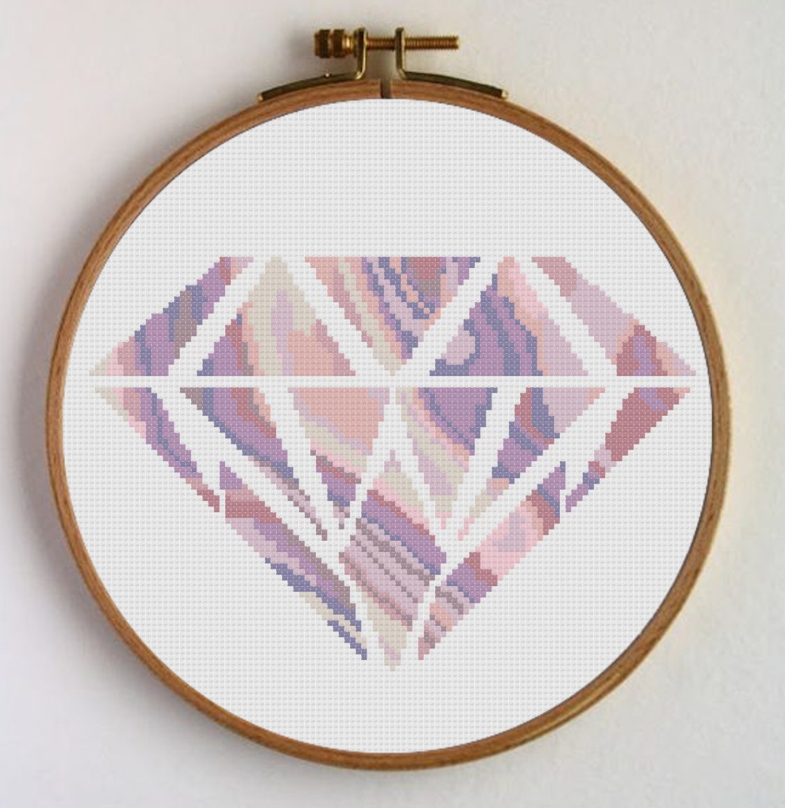 Diamond Cross Stitch Pattern marble Diamond effect. Modern Diamond ...