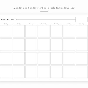 Sticky Note Month Planner A2 Size Reusable Life Planner | Etsy Australia