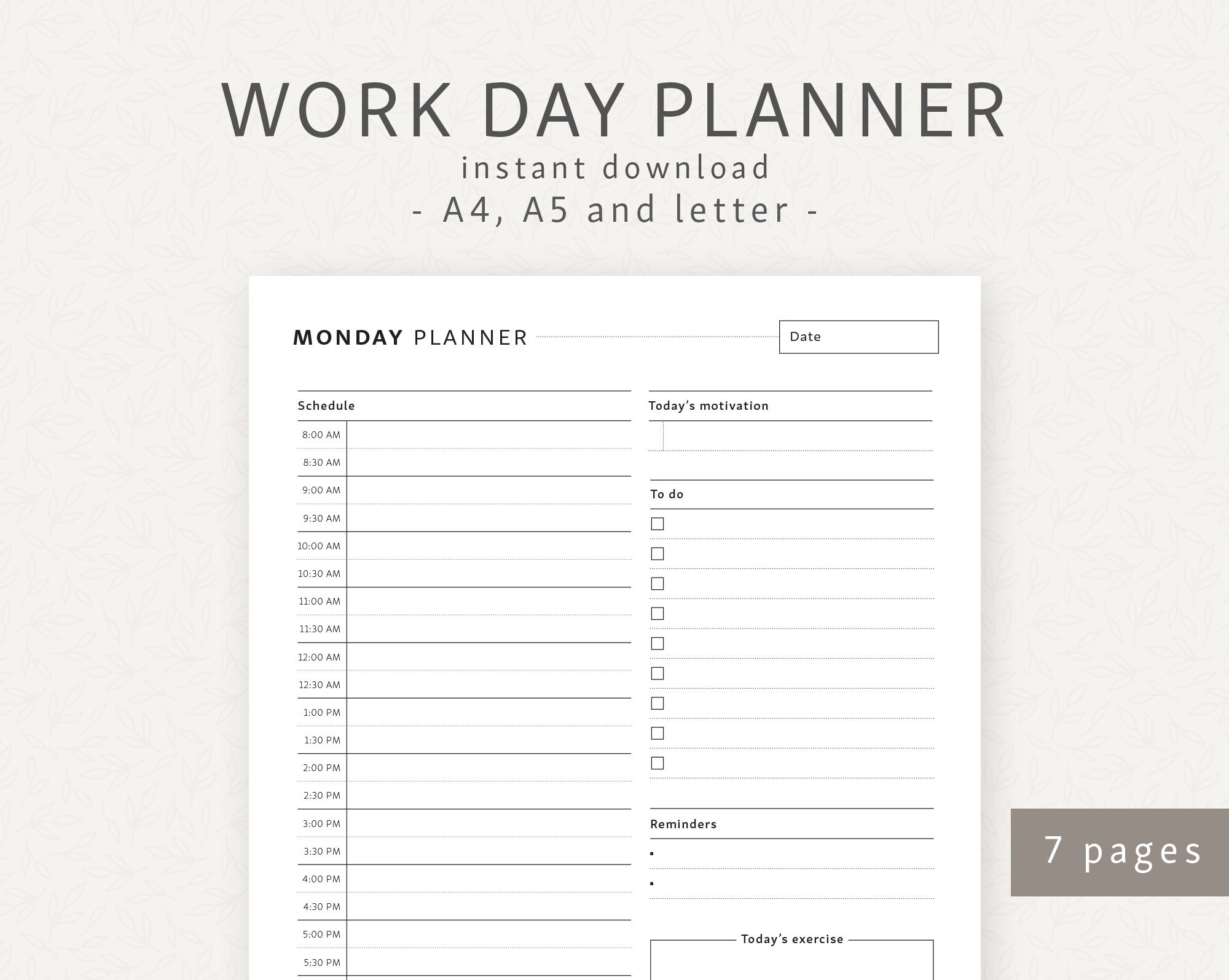 Paper Calendars & Planners Paper & Party Supplies Weekly Agenda US ...