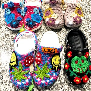 Crochet Crocs-custom Croc Top With Shoe - Etsy
