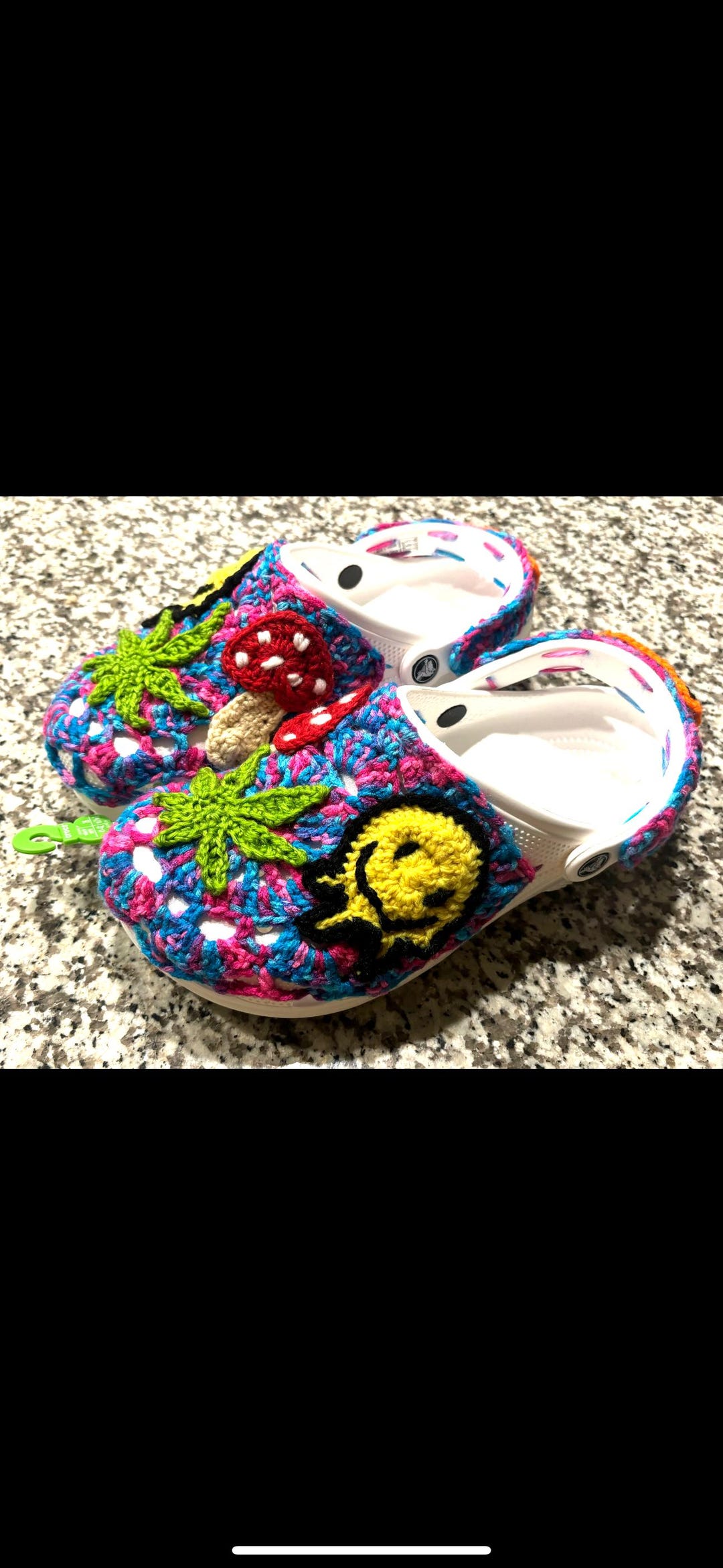 Crochet Crocs-custom Croc Top With Shoe - Etsy