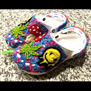 Crochet Crocs-custom Croc Top With Shoe - Etsy