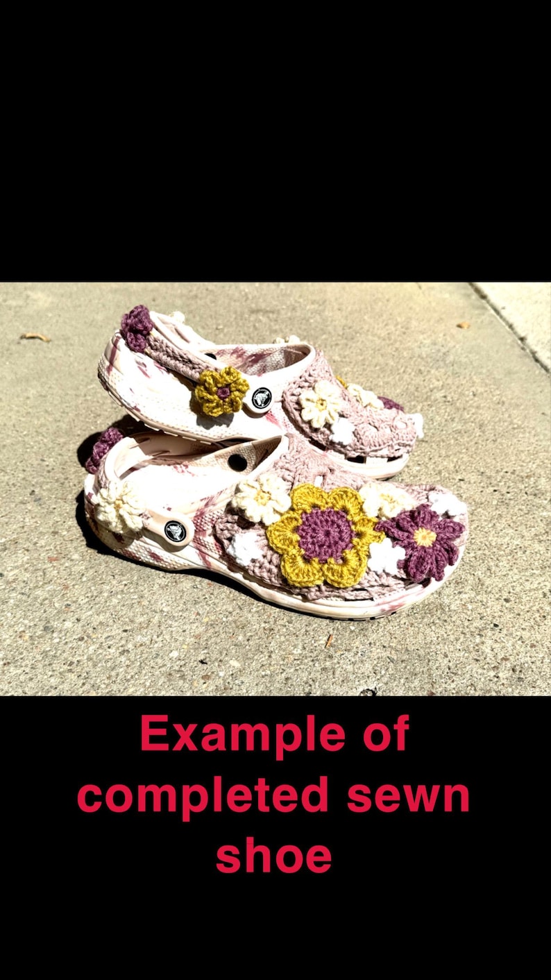 Crochet Crocs-custom Croc Top With Shoe - Etsy