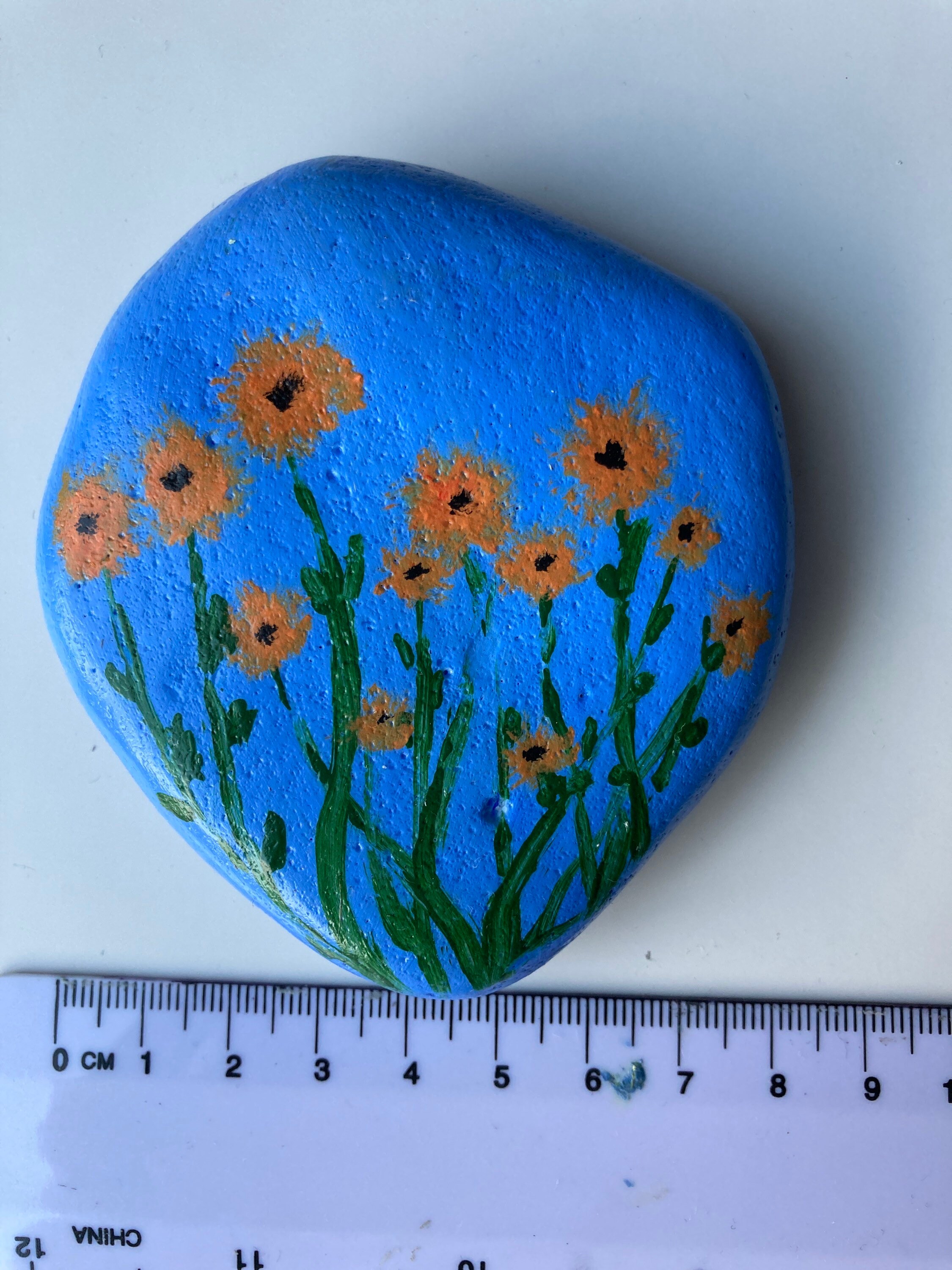 Hand Painted Sea Rock Hand Painted Pebble Painted Pebble - Etsy
