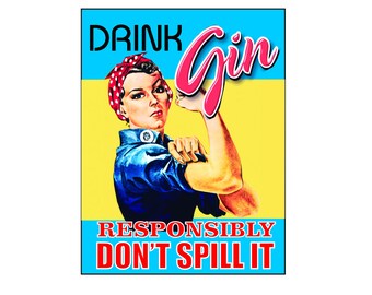 Drink Responsibly Sign | Etsy