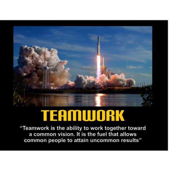 Teamwork Picture Frame - Etsy