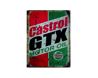 Castrol Gtx Sign - Etsy