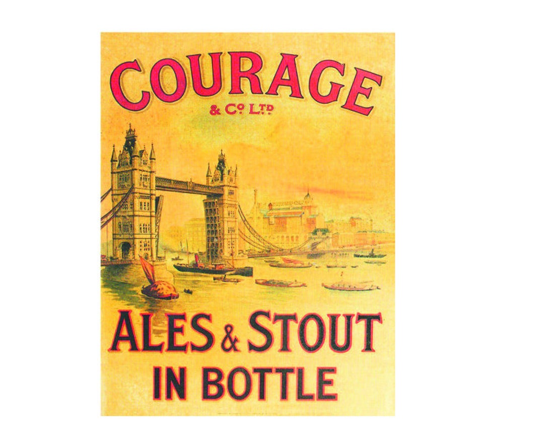 Courage Ales Stout Beers in Bottles Vintage Style Metal - Etsy