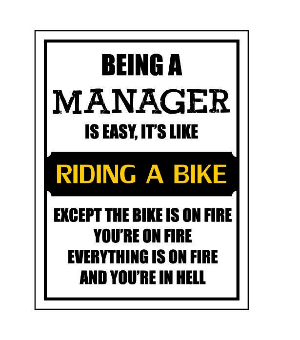 Being a Manager is Easy It's Like Riding a Bike Funny - Etsy UK Being a Manager is Easy It's Like Riding a Bike Funny - Etsy UK