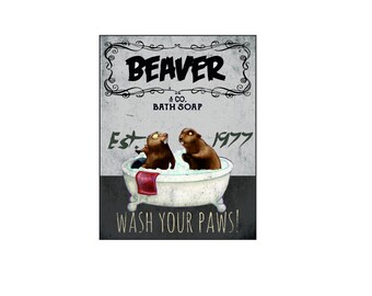 Wash Your Beaver - Etsy