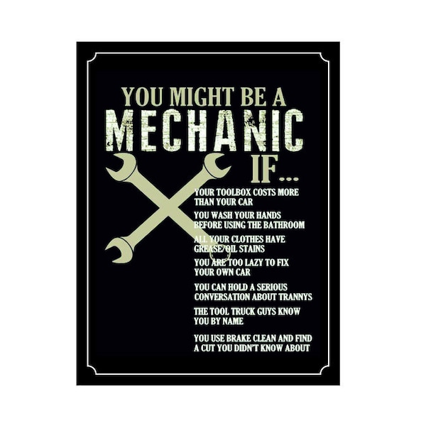 Mechanic Picture Frame - Etsy