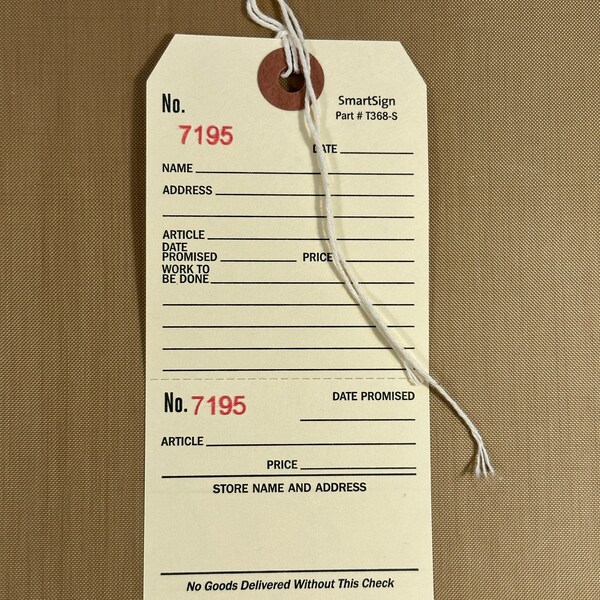Perforated Hang Tags - Etsy