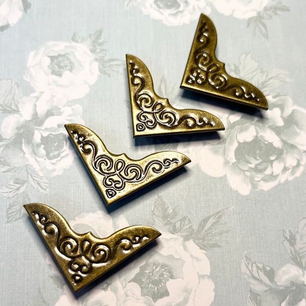 Metal Book Corners - Etsy