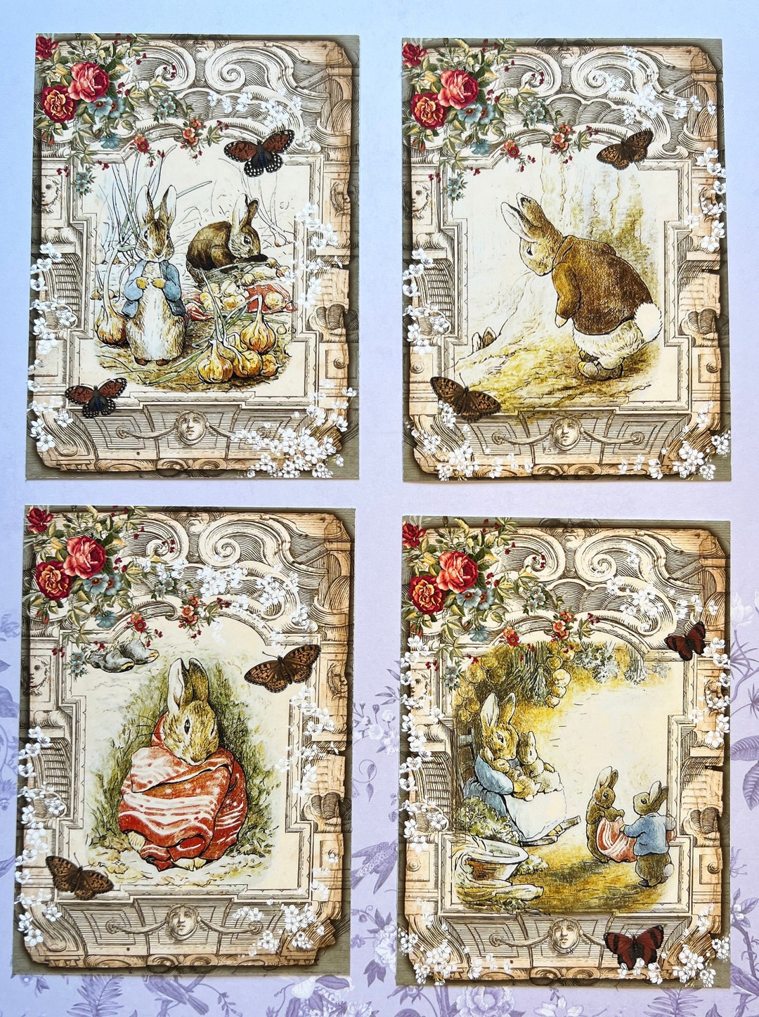 Set of 5 Beatrix Potter Stickers - Etsy