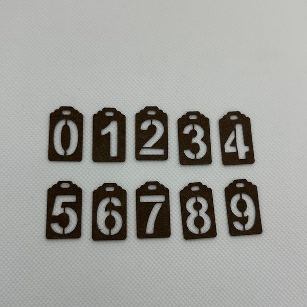 Number Tags - Etsy