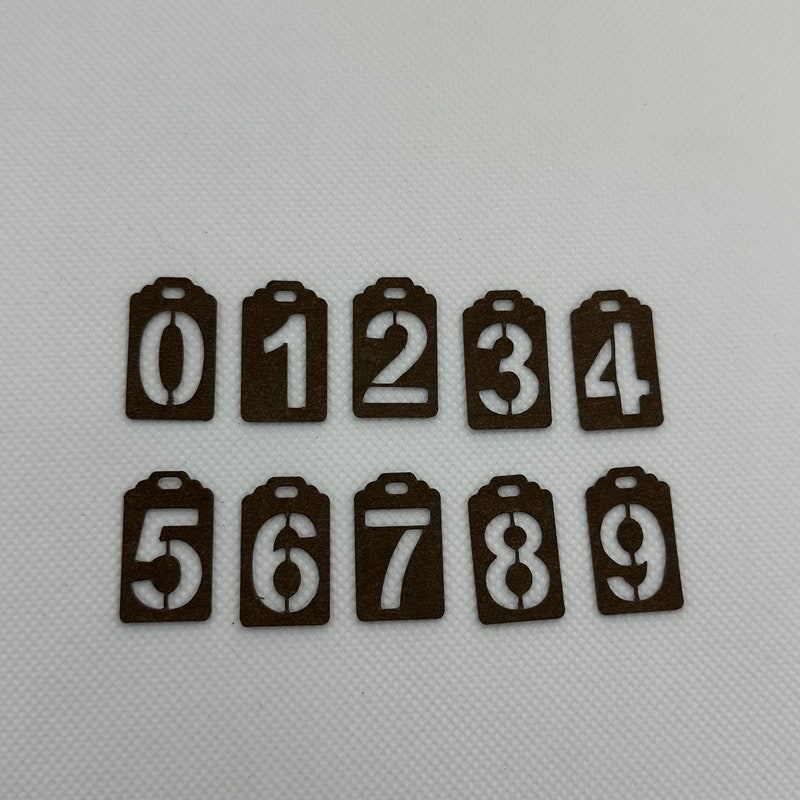Number Tags - Etsy
