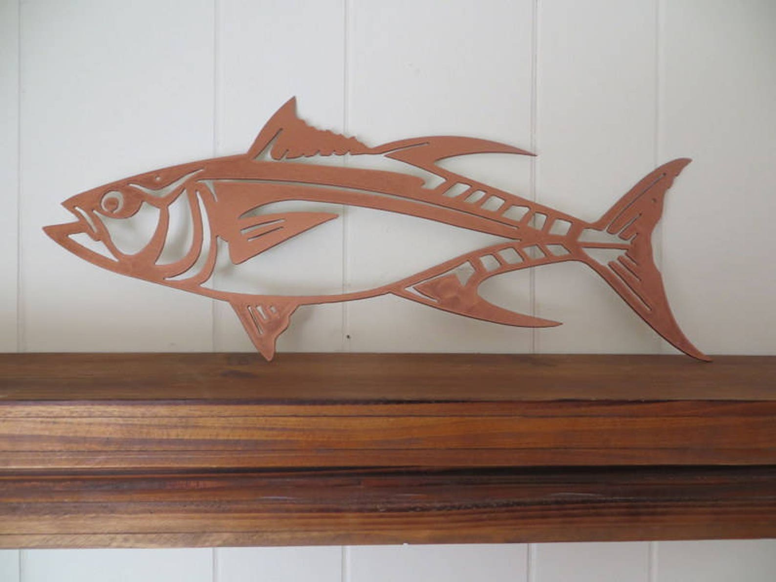 CNC Custom Plasma Cut Tuna Fish Wall Art,metal Wall Hanging,gift for ...
