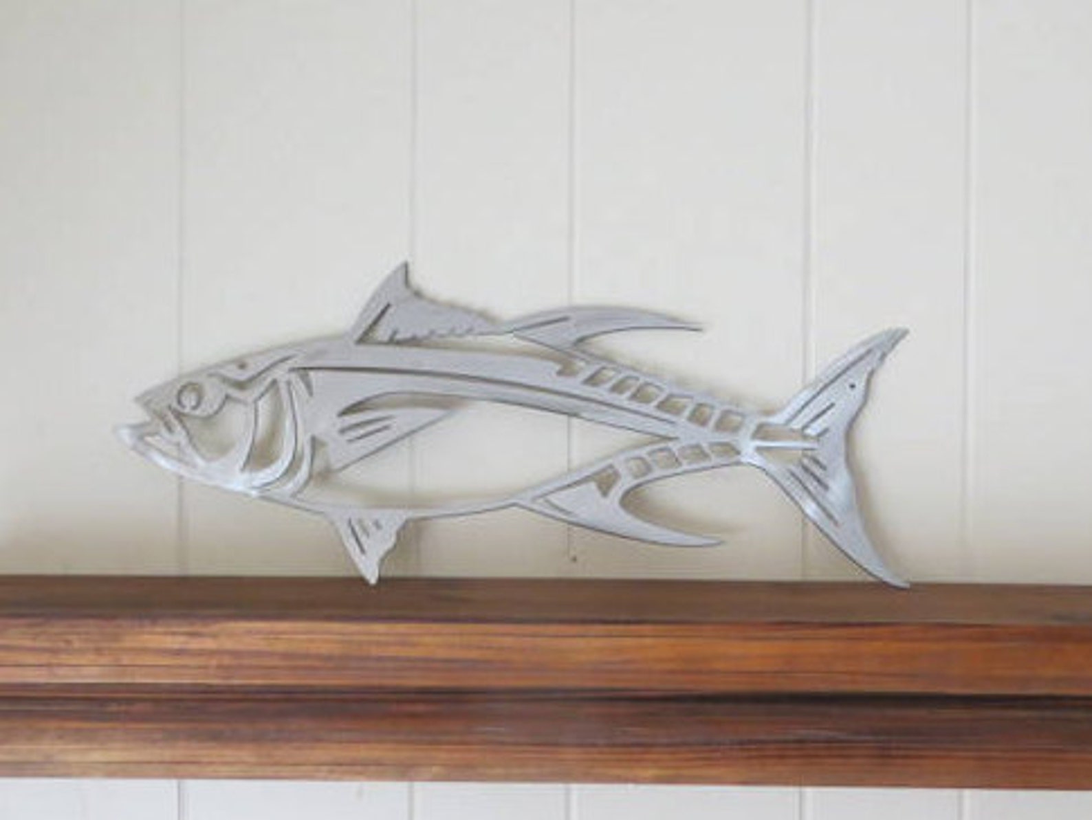 CNC Custom Plasma Cut Tuna Fish Wall Art,metal Wall Hanging,gift for ...