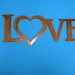 Love Sign With Heartcustom Cut CNC Plasma Cut Metal - Etsy