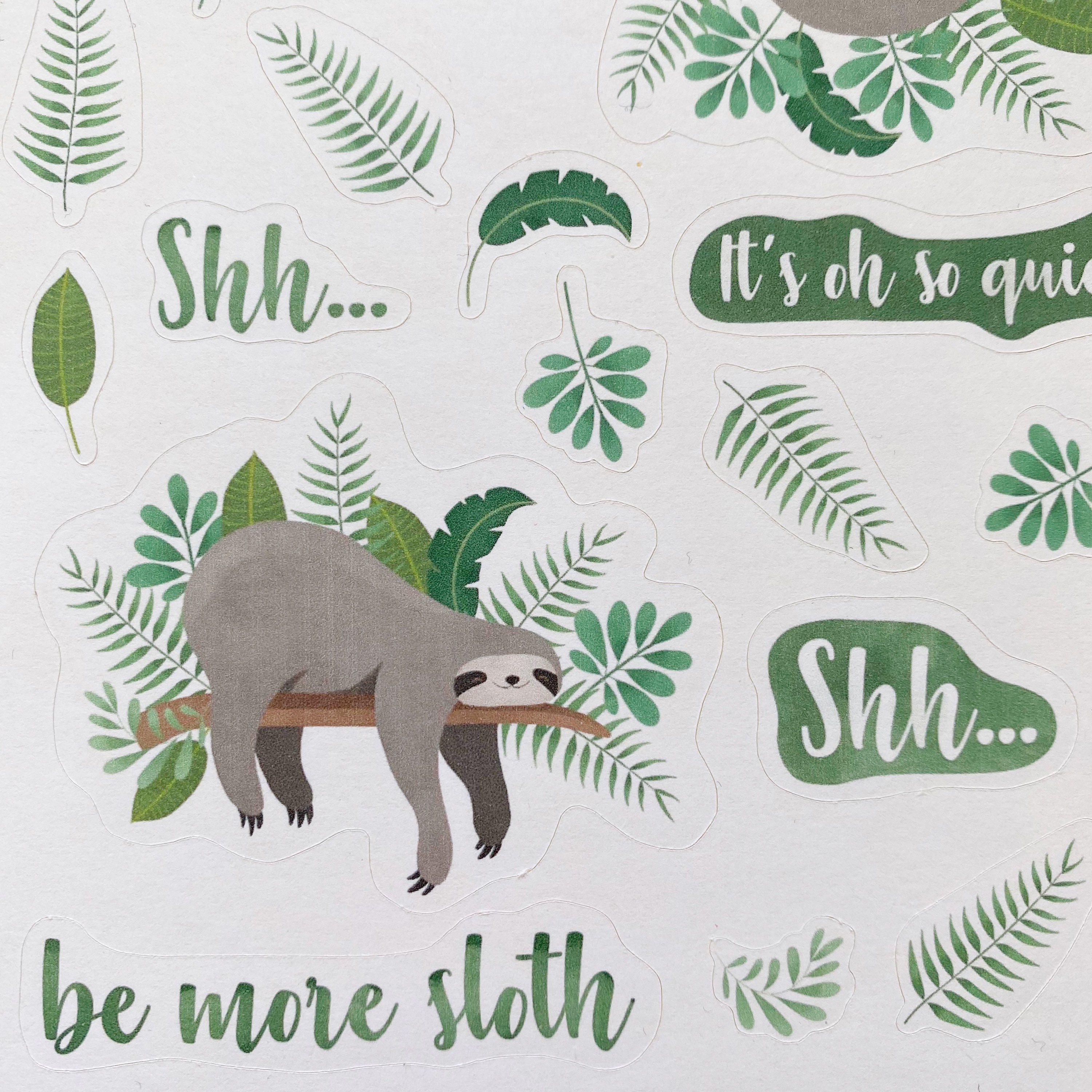 Sloth Stickers / Bullet Journal Stickers / Planner Stickers / - Etsy