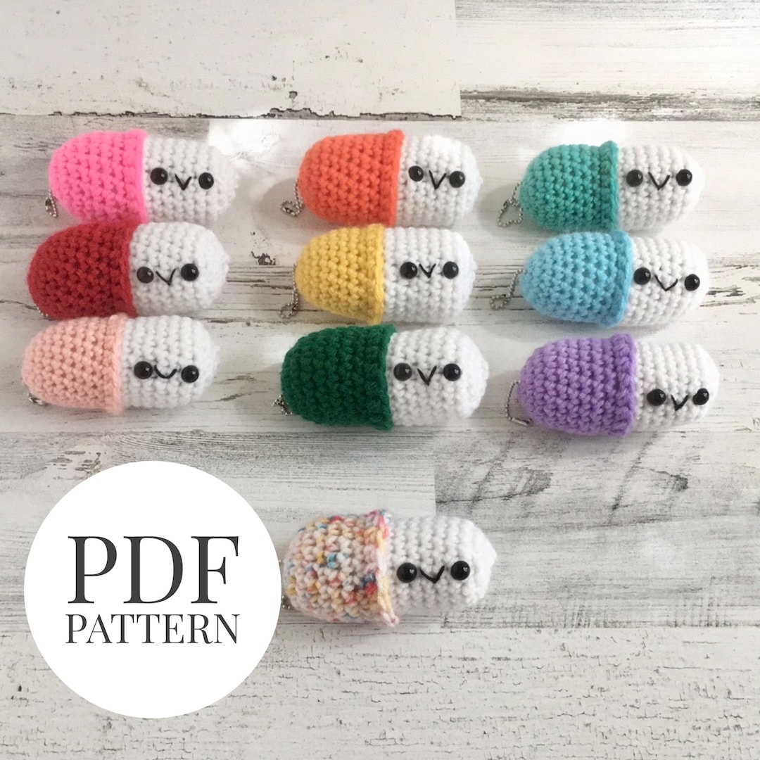 PDF Pattern **ONLY** - Capsule Companion Crochet Pattern Chill Pill ...