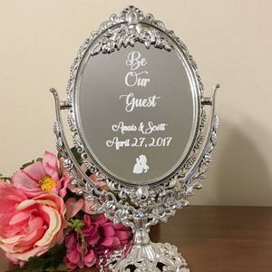 Ornate Mirror With Custom Inscription/fairytale Mirror With Custom ...