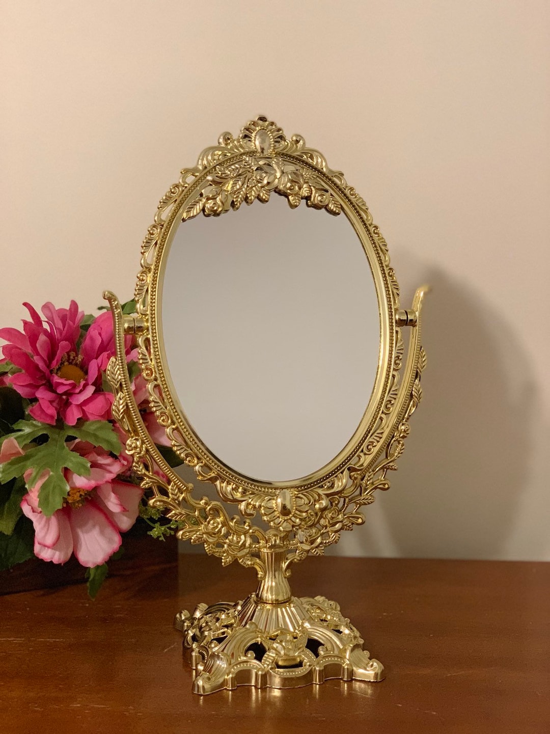 Blank Ornate Gold Table Mirror/stunning Wedding Table Number - Etsy