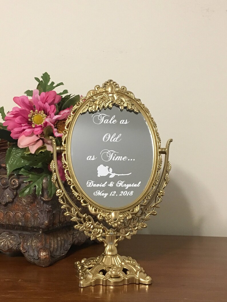 Ornate Mirror With Custom Inscription/fairytale Mirror With - Etsy