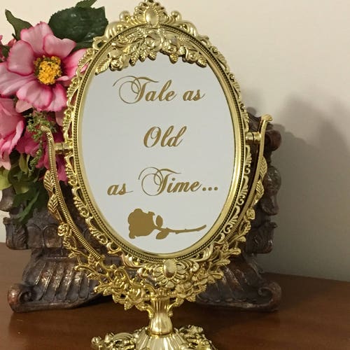 Ornate Mirror With Custom Inscription/fairytale Mirror With - Etsy