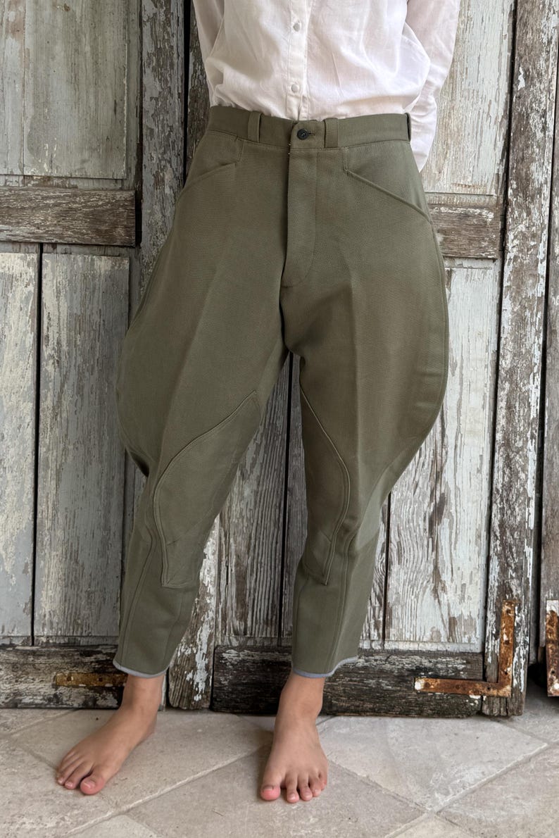 RARE 1940s Military Style Riding Breeches, Khaki Jodhpurs Size S - Etsy