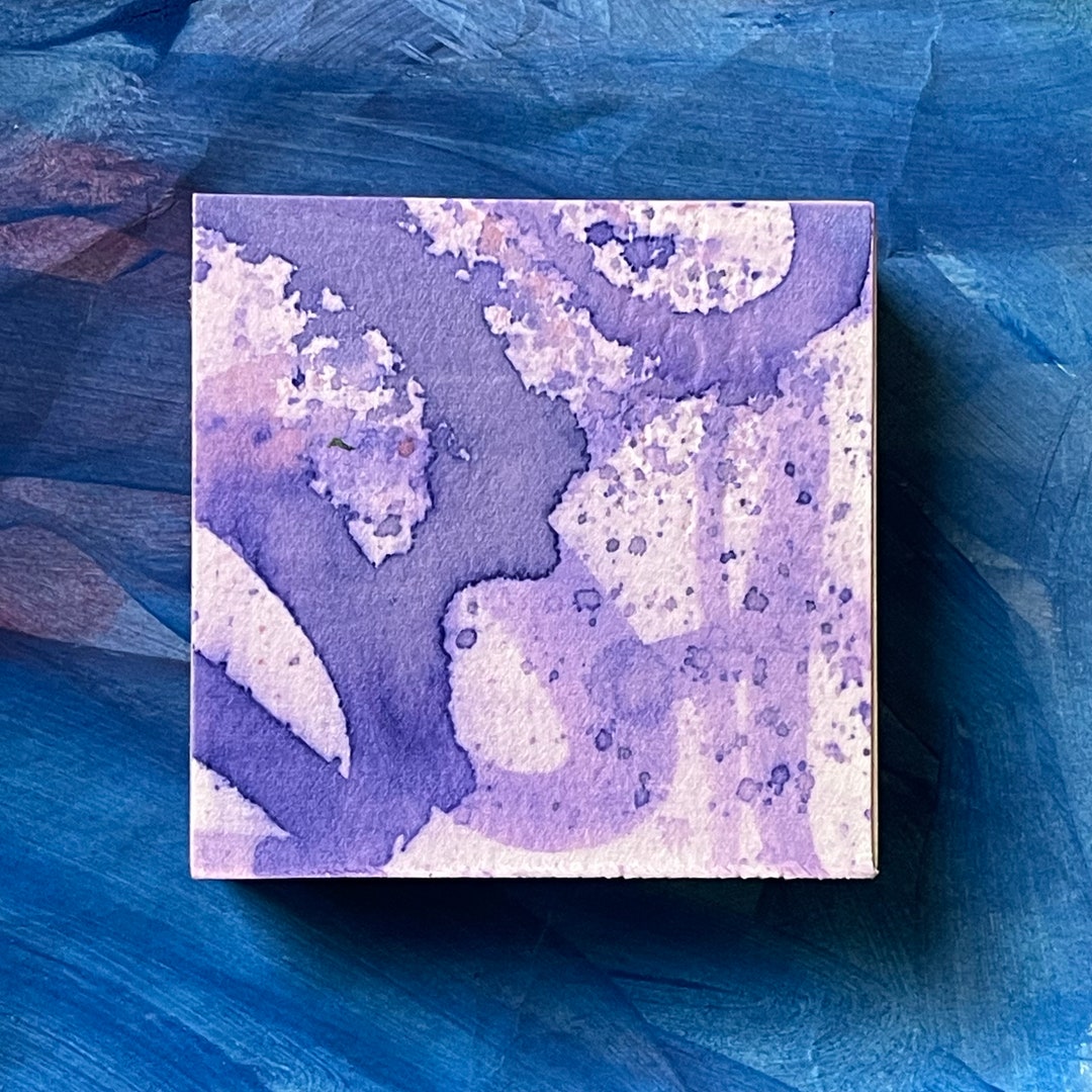 Upcycled Art Block Abstract Kids Art Small Art Piece Home Decor ...