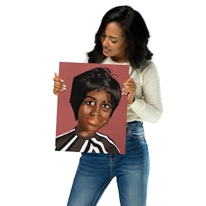 Aretha Franklin - Queen of Soul - Art Print, Home Decor, Art Poster, - Etsy