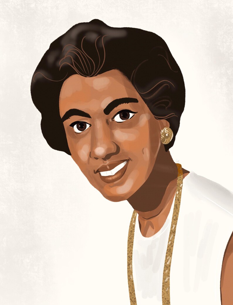 Dr. Marie Maynard Daly - Biochemist - Art Print - Etsy