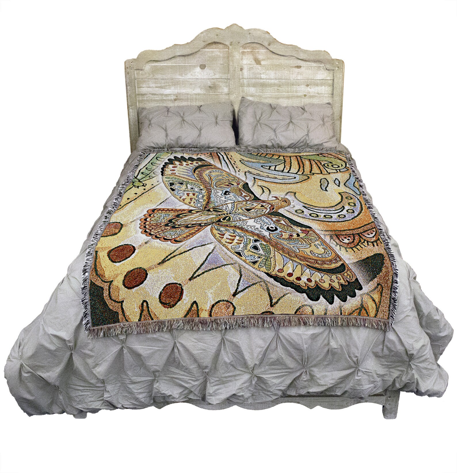 Hawk Woven Tapestry Blanket Native American Inspired Pacific | Etsy